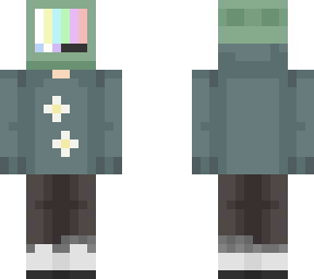 green tv head | Minecraft Skin