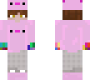 rainbow axolotl | Minecraft Skins