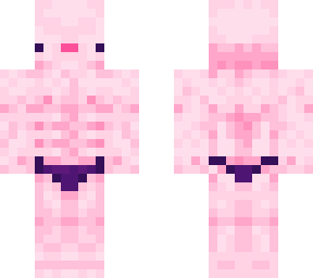Buff Axolotl | Minecraft Skin
