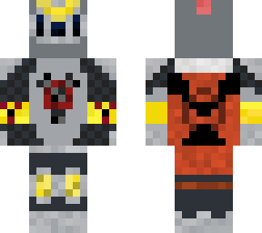 Digital Hazard Knight | Minecraft Skin