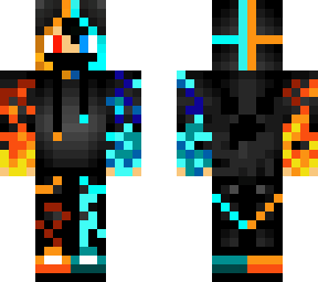 flaming shadow | Minecraft Skin
