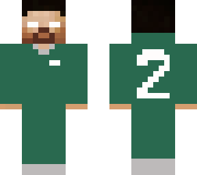 Herobrine Squid game | Minecraft Skin