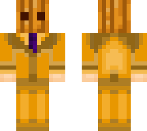 Orange Pumpkin Suit | Minecraft Skin