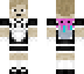 Axolotl and Maid | Minecraft Skin