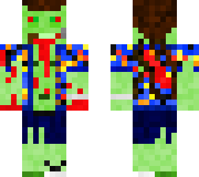 Hawaiian Putrid Zombie | Minecraft Skin