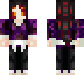 demon slayer kokushibo | Minecraft Skins