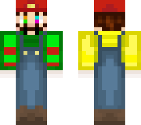 lsd mario | Minecraft Skin