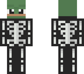 pepe skeleton halloween | Minecraft Skin