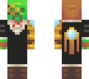 steampunk creeper con smoking | Minecraft Skin