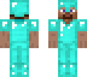 Diamond Armor Steve Minecraft Skins