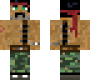 John Rambo Tubbie | Minecraft Skin