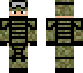 Multicam military combat uniform | Minecraft Skin