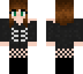 skeleton girl | Minecraft Skin