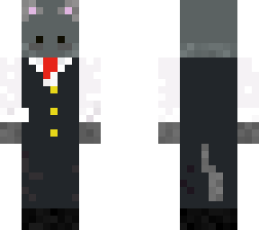 Cat in Suit | Minecraft Skin