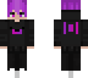 eboy pink/purpl + bear | Minecraft Skin