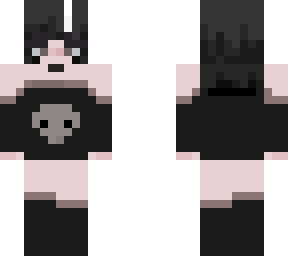 goth black girl | Minecraft Skins