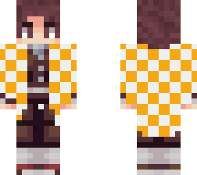 my haori made from my best friends jacket | Minecraft Skin
