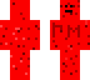 redstone man | Minecraft Skin