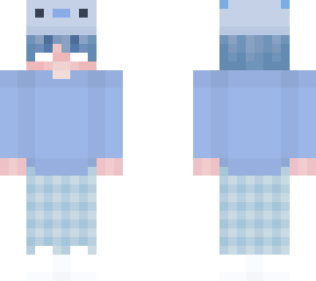 axolotl ajolote boy blue | Minecraft Skins