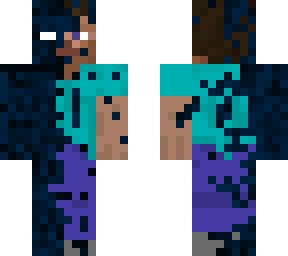 Corrupted Steve Remastered | Minecraft Skin