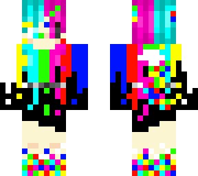 Glitch Fox | Minecraft Skin