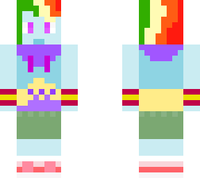 rainbow dash | Minecraft Skins