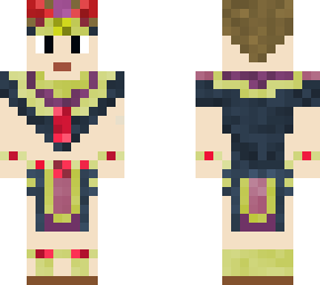 azteca noche | Minecraft Skin