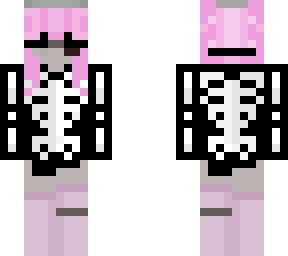 Skeleton Girl | Minecraft Skin
