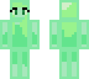 Slime Girl Minecraft Skins