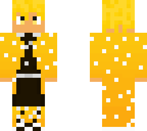 Zenitsu Agatsuma Minecraft Skins