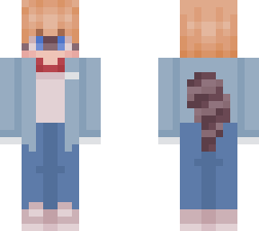 Raccooninnit but squid game ig :shrug: | Minecraft Skin