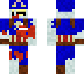 zombie captain america | Minecraft Skin
