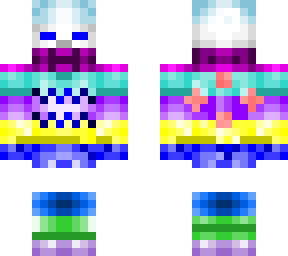 Aquarius steve ( with Root Chakra ) | Minecraft Skin