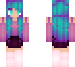 blue aurora | Minecraft Skins