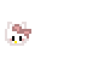 hello kitty pixel art | Minecraft Skin
