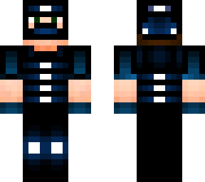 Niebieski Neonowy RoxMB | Minecraft Skin