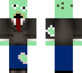 Pvz Basic Zombie | Minecraft Skin
