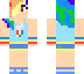 rainbow dash | Minecraft Skins