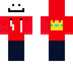 black smile with crown | Minecraft Skins