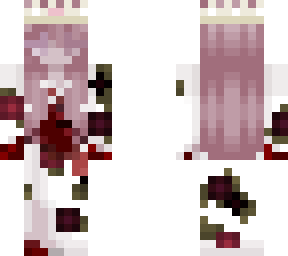 Ghostboo with blood | Minecraft Skin