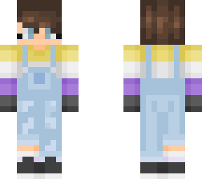 nonbinary skin | Minecraft Skin