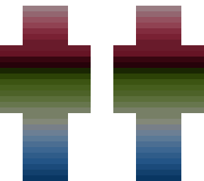 red green and blue fade | Minecraft Skin