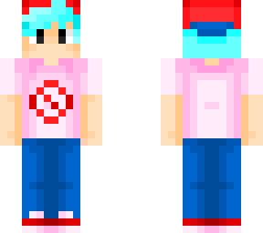 fnf boyfriend soft | Minecraft Skins