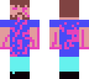Corrupted Steve | Minecraft Skin