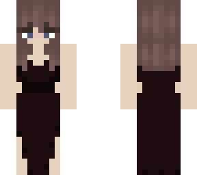 fancy black dress | Minecraft Skin