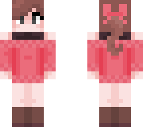 fnf girlfriend | Minecraft Skins