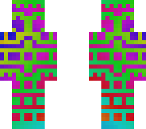 Layered Gradients | Minecraft Skin