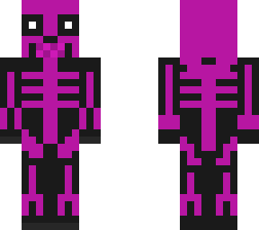 purple skull trooper | Minecraft Skins