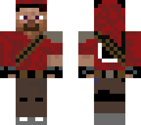 og red steve | Minecraft Skins