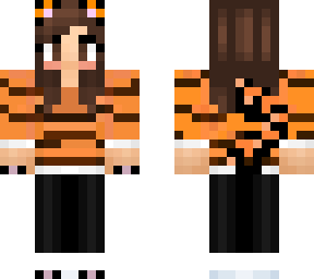 tiger girl | Minecraft Skins